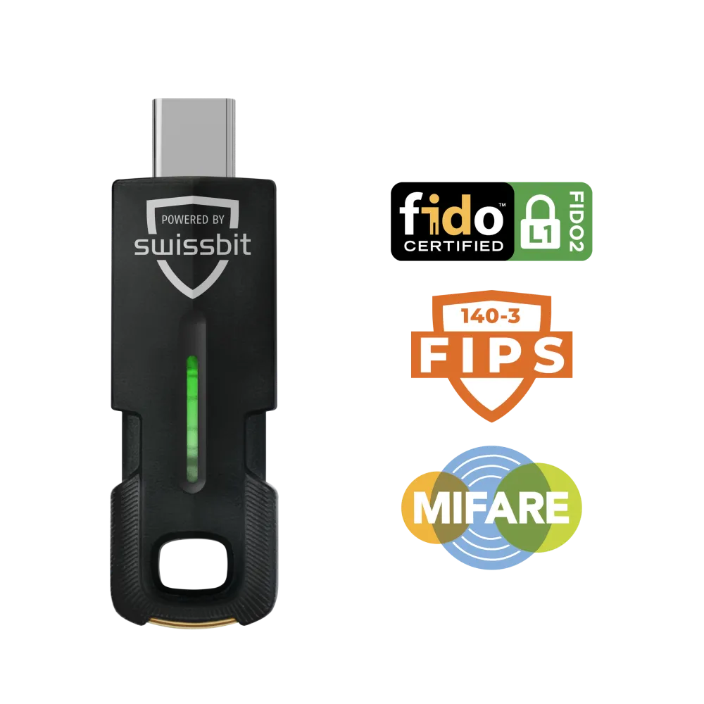 Swissbit iShield Key 2 Pro (USB-C / NFC) | MTRIX America Inc.